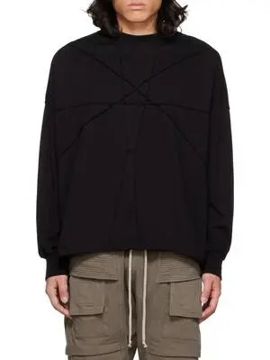 Rick Owens Stitch-detail Sweatshirt - Black