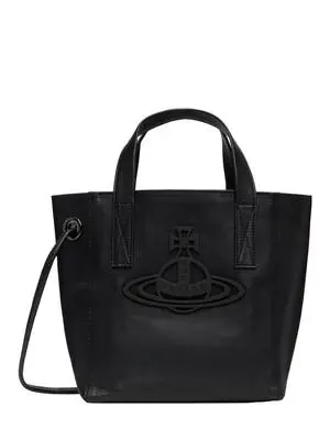 VIVIENNE WESTWOOD Orb Embellished Tote Bag - Black