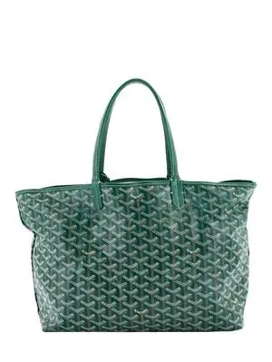 Goyard Pm Saint Louis Tote Coated Canvas - Green