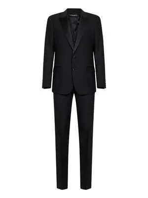 Dolce & Gabbana Dolce Gabbana Single-breasted Tailored Suit - Black