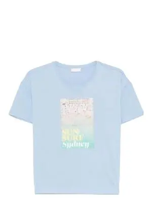 Liu Jo Graphic Print T-shirt - Blue