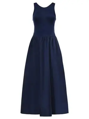Polo Ralph Lauren Sleeveless A-line Maxi Dress - Blue