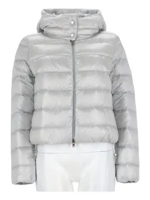 Herno Long-sleeved Padded Jacket With Hood - White