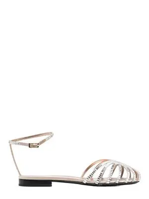 ALEVI MILANO Cut-out Flat Sandals - Nude