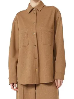 Max Mara Long Sleeve Casual Jacket - Camel