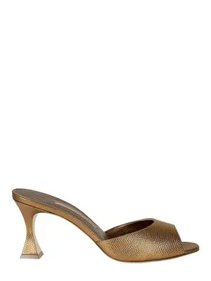 Manolo Blahnik Open-toe High-heeled Sandals - Brown