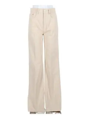 A.p.c. High-rise Wide-leg Jeans - Nude