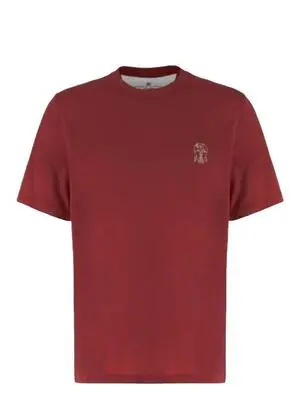 Brunello Cucinelli Short-sleeved T-shirt - Red