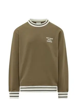 DROLE DE MONSIEUR Drôle De Monsieur Slogan Trim Sweatshirt