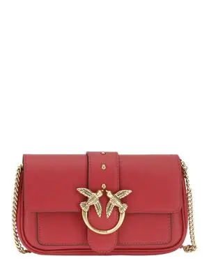 Pinko Love One Shoulder Bag - Red