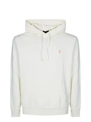 Polo Ralph Lauren Long-sleeve Hooded Sweatshirt - White