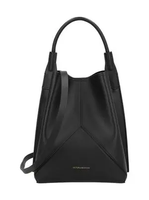 Victoria Beckham Top Handle Bucket Bag - Black