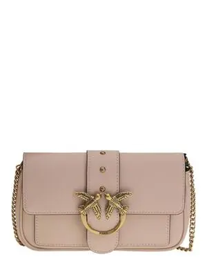 Pinko Love One Shoulder Bag - Nude