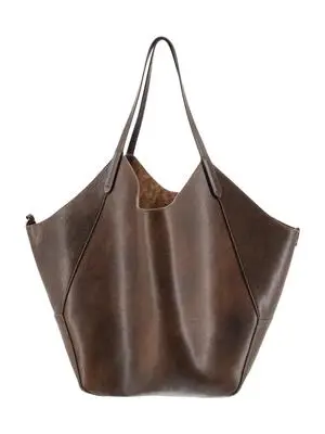 Brunello Cucinelli Double Handle Handbag - Brown