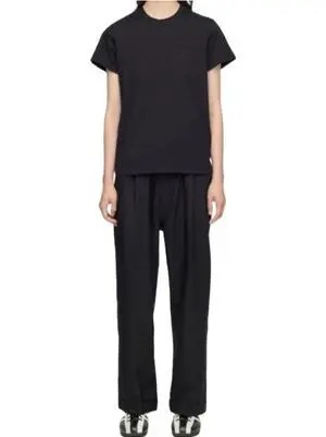 Y3 Sport Uniform Tapered Pants - Black