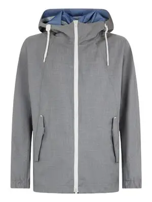 Herno Adjustable Hood Zip Hooded Jacket - Gray