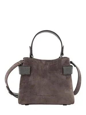 Brunello Cucinelli Small Shoulder Bag - Brown