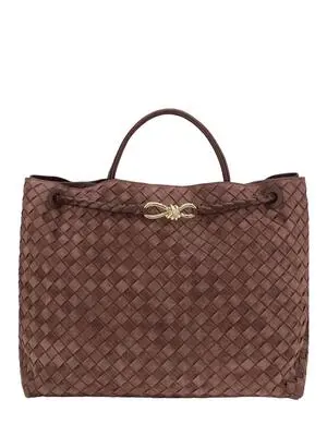 Bottega Veneta Large Andiamo Handbag - Red
