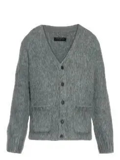 ALLSAINTS Tobie Knit Cardigan - Gray