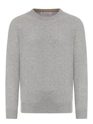 Brunello Cucinelli Cashmere Crew-neck Sweater - Gray
