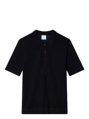 PAUL SMITH Paul Smith Sheer Knit Polo Top