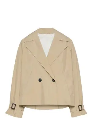 Max Mara Cropped Double-breasted Jacket - Beige