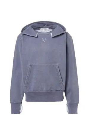 Our Legacy Distressed Cotton Jersey Hoodie - Gray