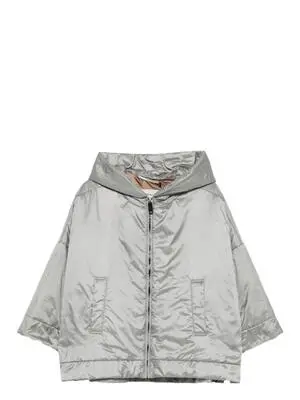 Max Mara Fiore Hooded Jacket - Gray