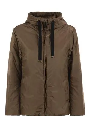 Max Mara The Cube Greenh Drawstring Hooded Jacket - Brown