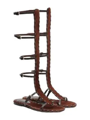 GIANVITO ROSSI Gianvito Rossi Suede Gladiator Sandals