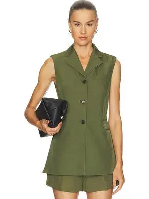 THEORY Theory 3 Button Slash Vest