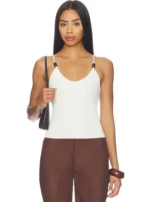 L'ACADEMIE L'Academie Kennji Beaded Knit Tank