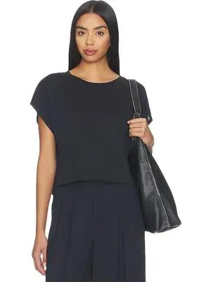 Beyond Yoga Studio Luxe Cropped Tee - Black