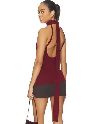 GEEL Antonia Knit Top - Cherry
