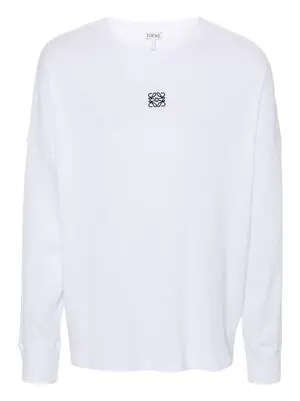 Loewe Anagram Cotton T-shirt - White