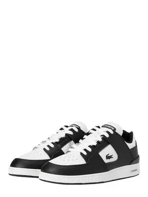 Lacoste Court Cage Lace-up Sneakers - Black