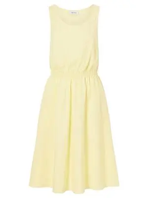 Matteau Organic Cotton Poplin Dress - Yellow