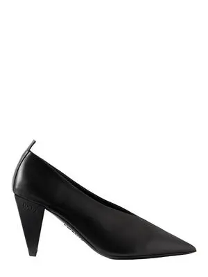 Loewe Origami Cubic 85 Leather Pumps - Black