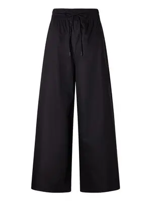 LA LIGNE Cotton Wide-leg Pants - Black
