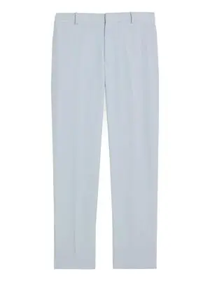 Alexander McQueen Tapered Wool Pants - Sky Blue