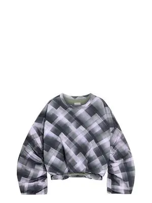 Dries Van Noten Dries Van Noten Oversized Ruched Printed Cotton-Jersey Sweatshirt Lilac