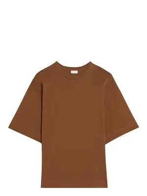 Dries Van Noten Cottonjersey Tshirt - Brown