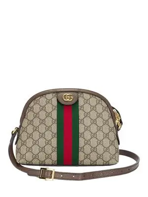 Gucci Ophidia Gg Supreme Canvas Shoulder Bag - Brown