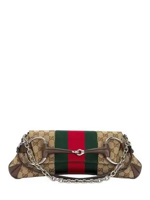 Gucci Horsebit Clutch - Brown