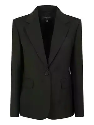 Max Mara Single-breasted Blazer - Black