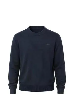 DIESEL® Logo Patch Crewneck Sweatshirt - Blue