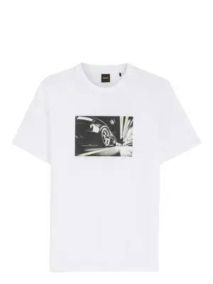 BOSS Graphic-print T-shirt - White