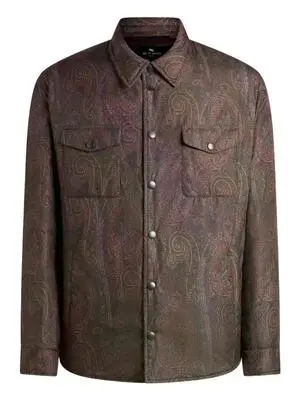 Etro Paisley Overshirt - Brown