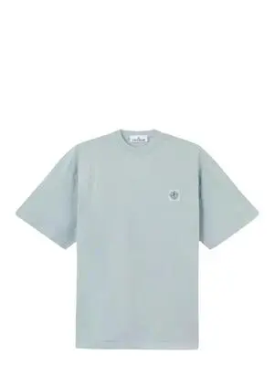 Stone Island Logo-patch T-shirt - Blue