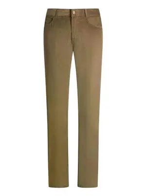 Etro Cotton Corduroy Five-pocket Trousers - Neutrals